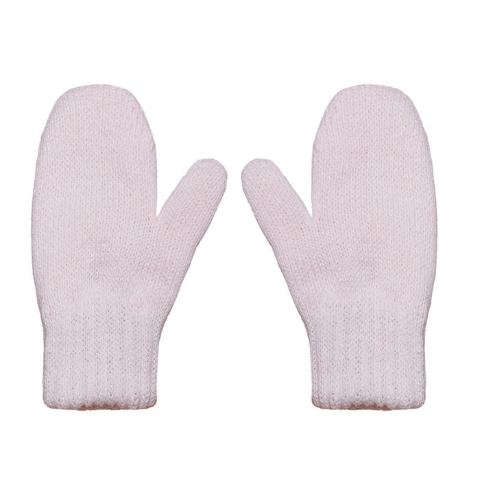 Pale Pink Mittens